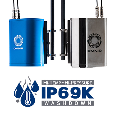 OMNIR rated at IP69K ingress protection - Finna Sensors